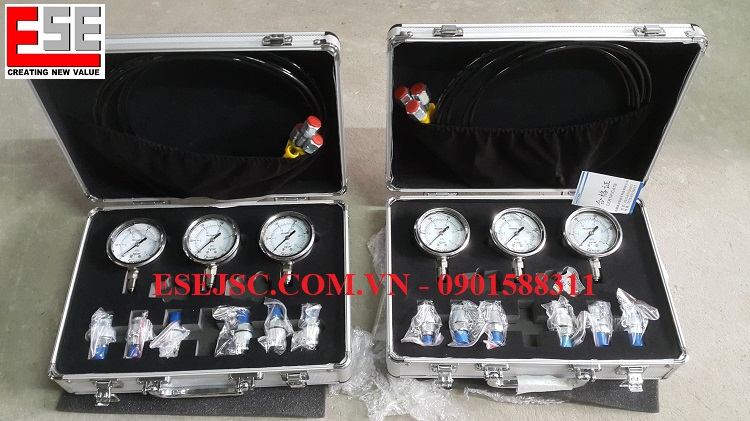 Bộ đồng hồ kiểm tra áp suất hệ thống thủy lực tại Hải Phòng